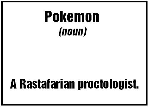 Fun with words: Pokemon